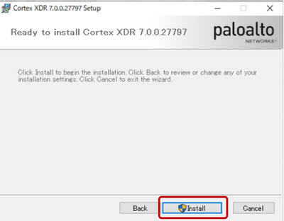 LIVEcommunity - Cortex XDR Agent インストール手順（Windows） - LIVEcommunity - 304936