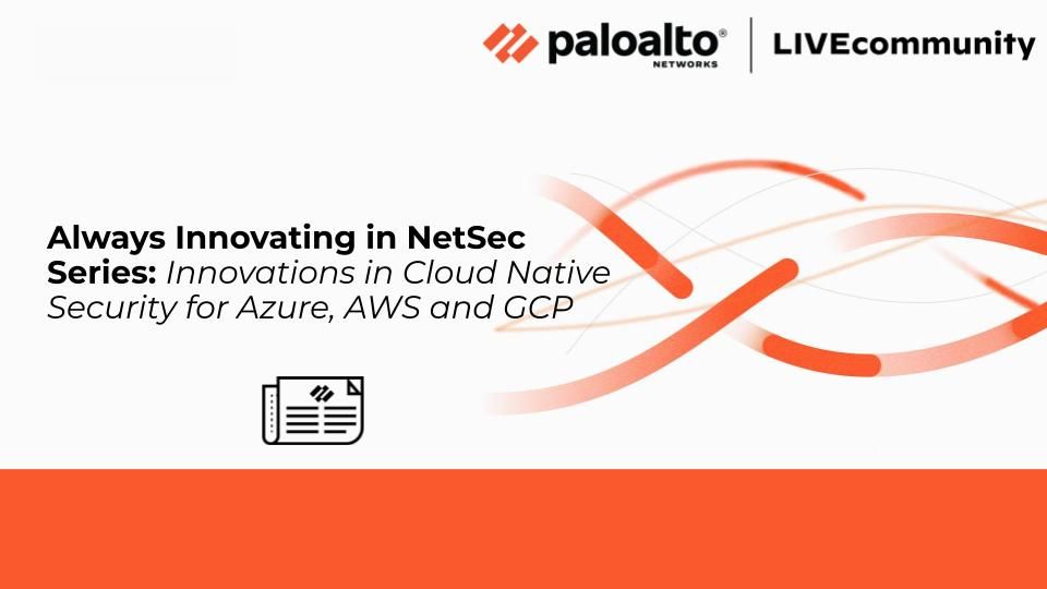 Always Innovating In Netsec Series Innovations In Cloud Native