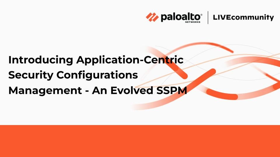 LIVEcommunity | Palo Alto Networks