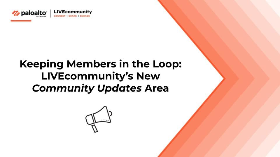 LIVEcommunity | Palo Alto Networks