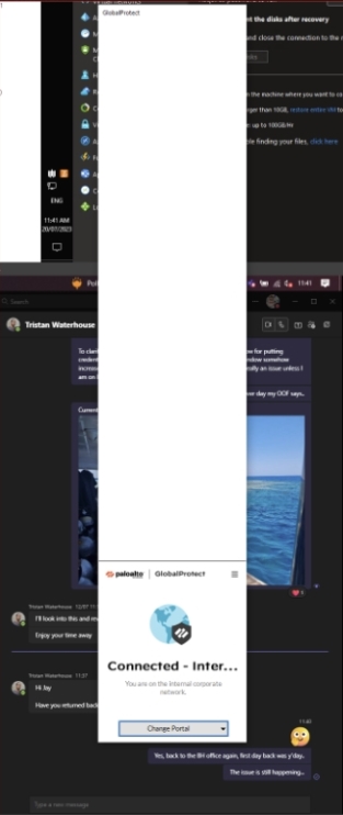 LIVEcommunity - Global Protect - Display Issue - LIVEcommunity - 550171