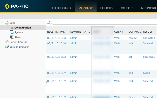 Solved: LIVEcommunity - The traffics tab does not appear on the monitor. - LIVEcommunity - 537273