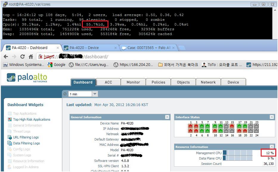 LIVEcommunity - why is it showed different CPU usage between a GUI and ...